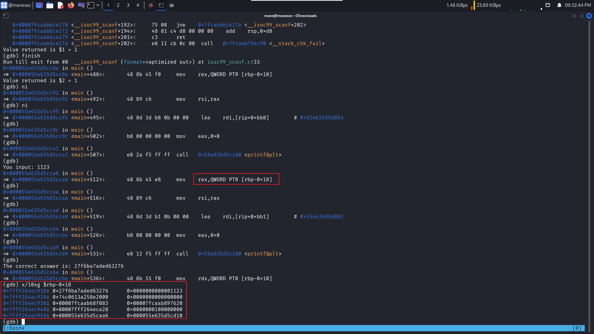 Pwn.College - Debugging Refresher