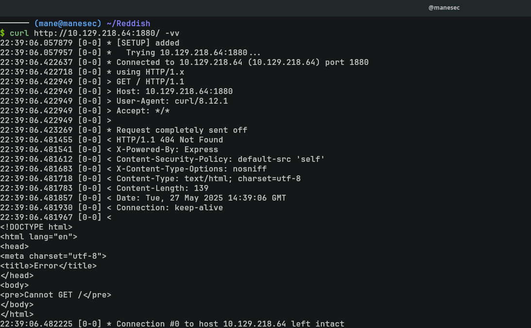 HackTheBox - Machine - Reddish - Mane's Blog