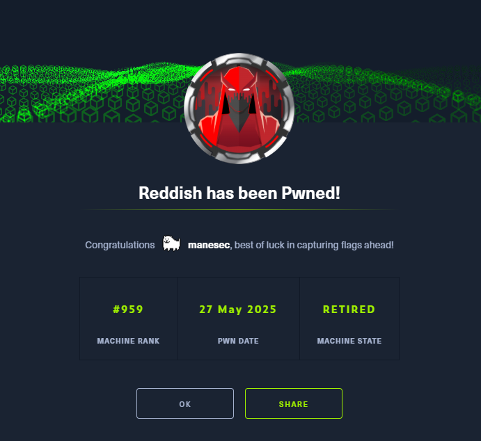 HackTheBox - Machine - Reddish - Mane's Blog
